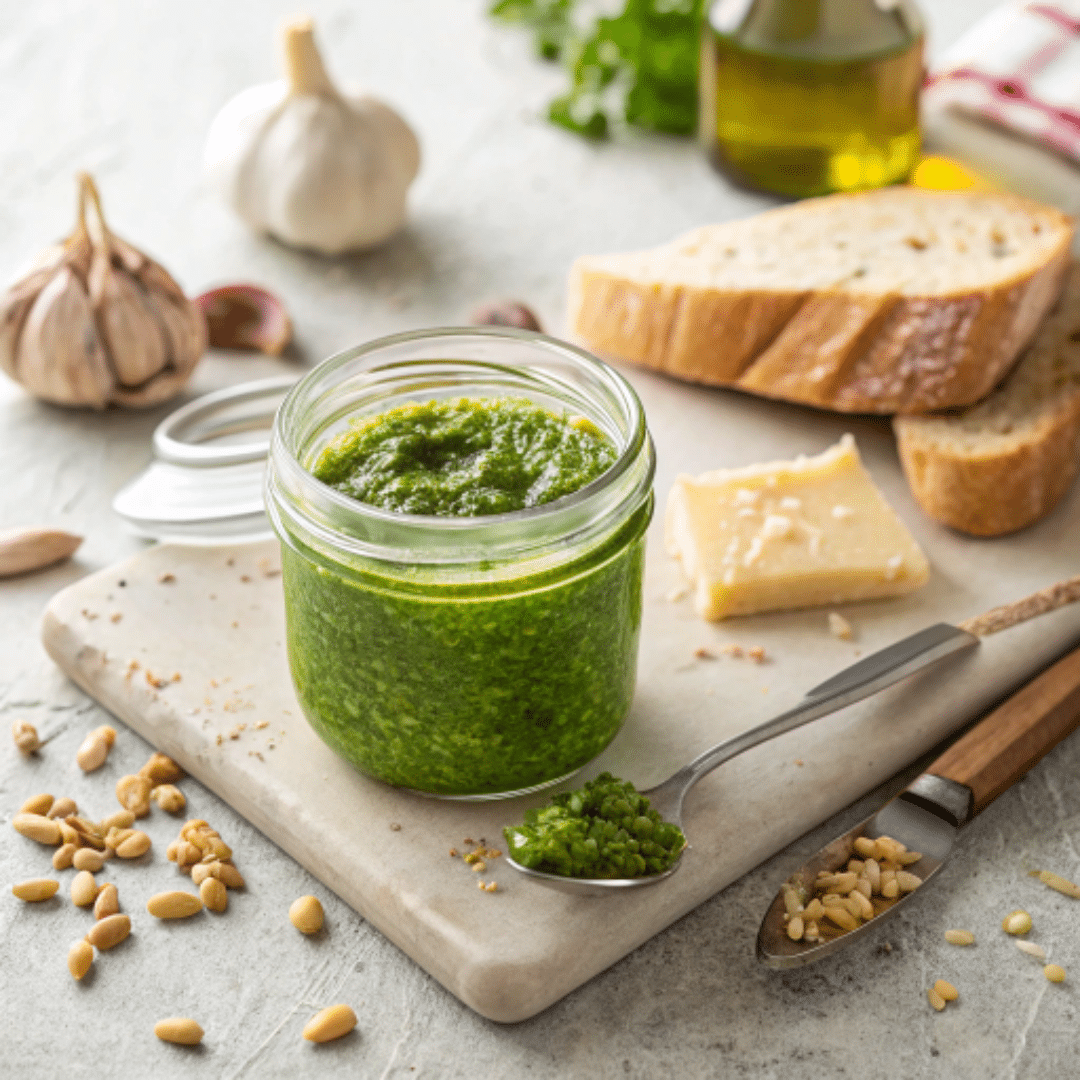 My Favorite Green Garlic Pesto Recipe from Last Spring
