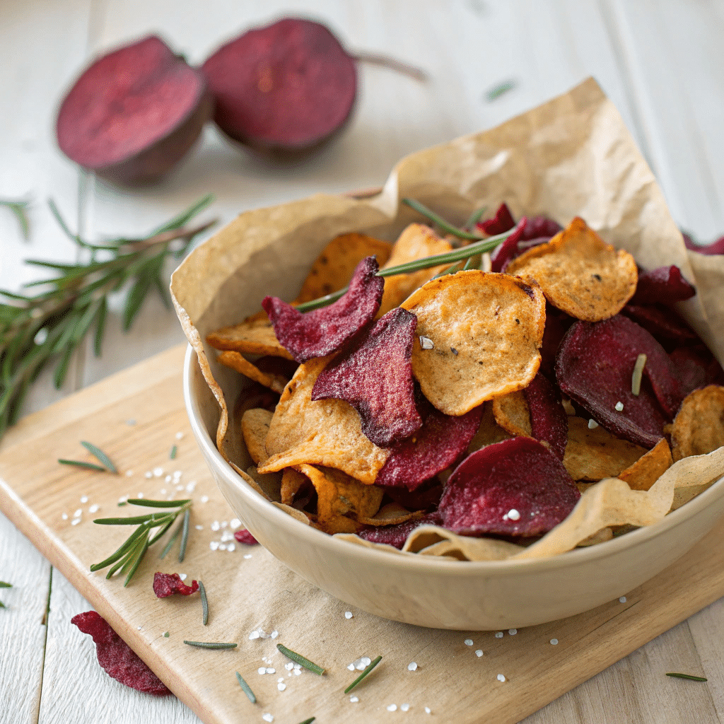 Crispy Baked Beet Chips Recipe - Easy and Delicious