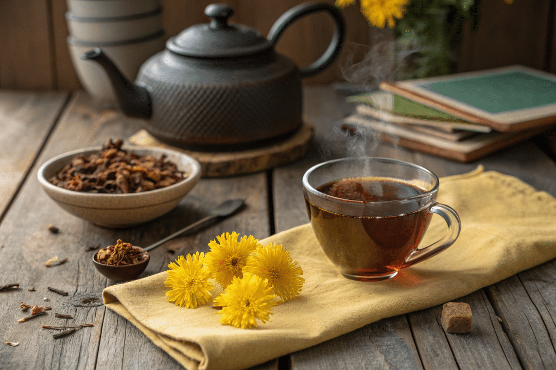Roasted Dandelion Root Tea for a Smooth Herbal Brew