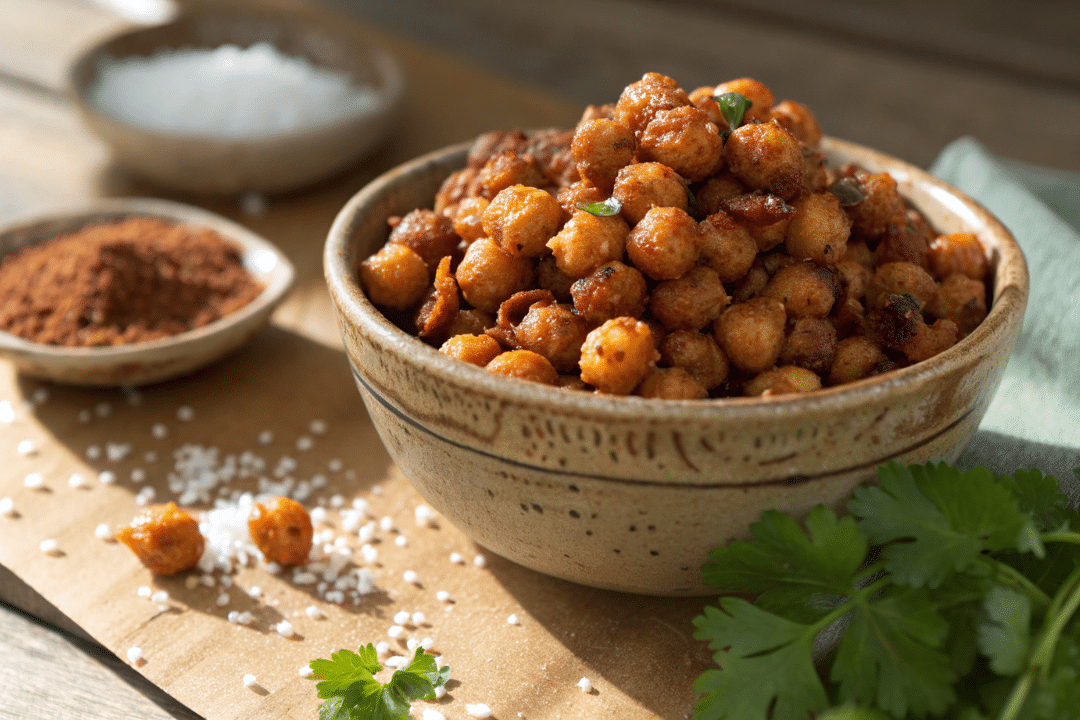 Easy Spiced Roasted Chickpeas: A Simple, Crunchy Snack