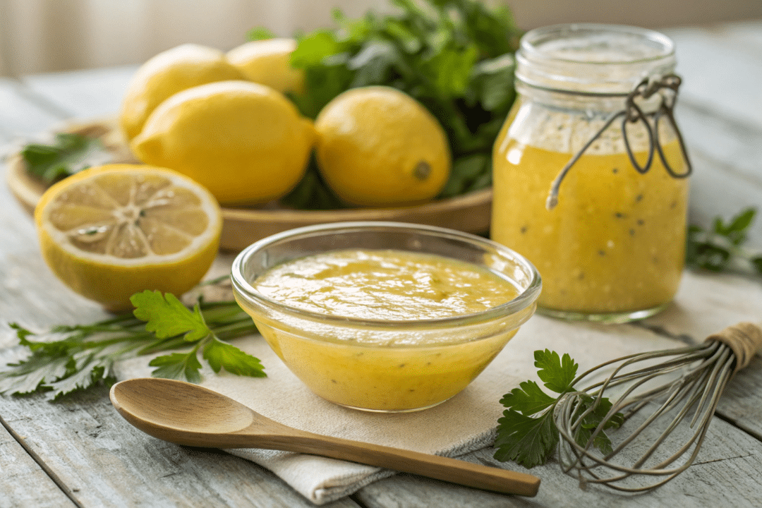 Preserved Lemon Dressing with Bright Citrus Punch
