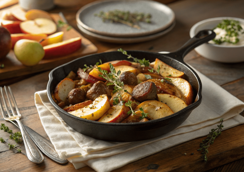 Apple Thyme Breakfast Skillet