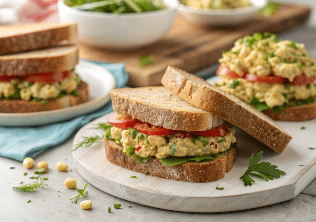 Herbed Chickpea Salad Sandwich