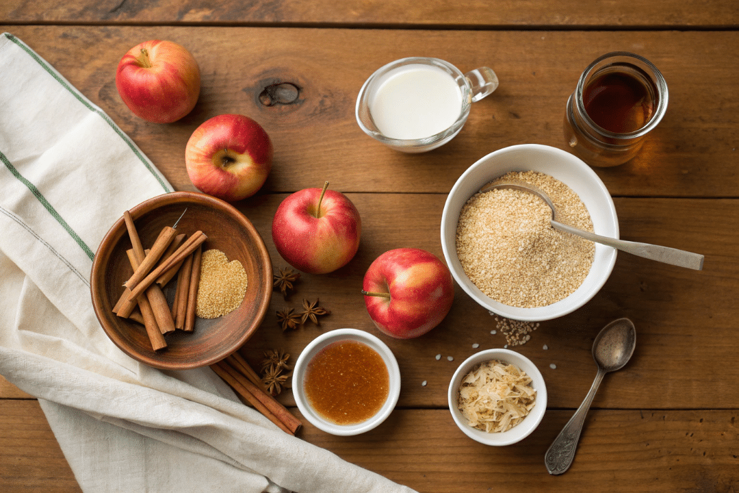 Caramelized Apple Millet Porridge