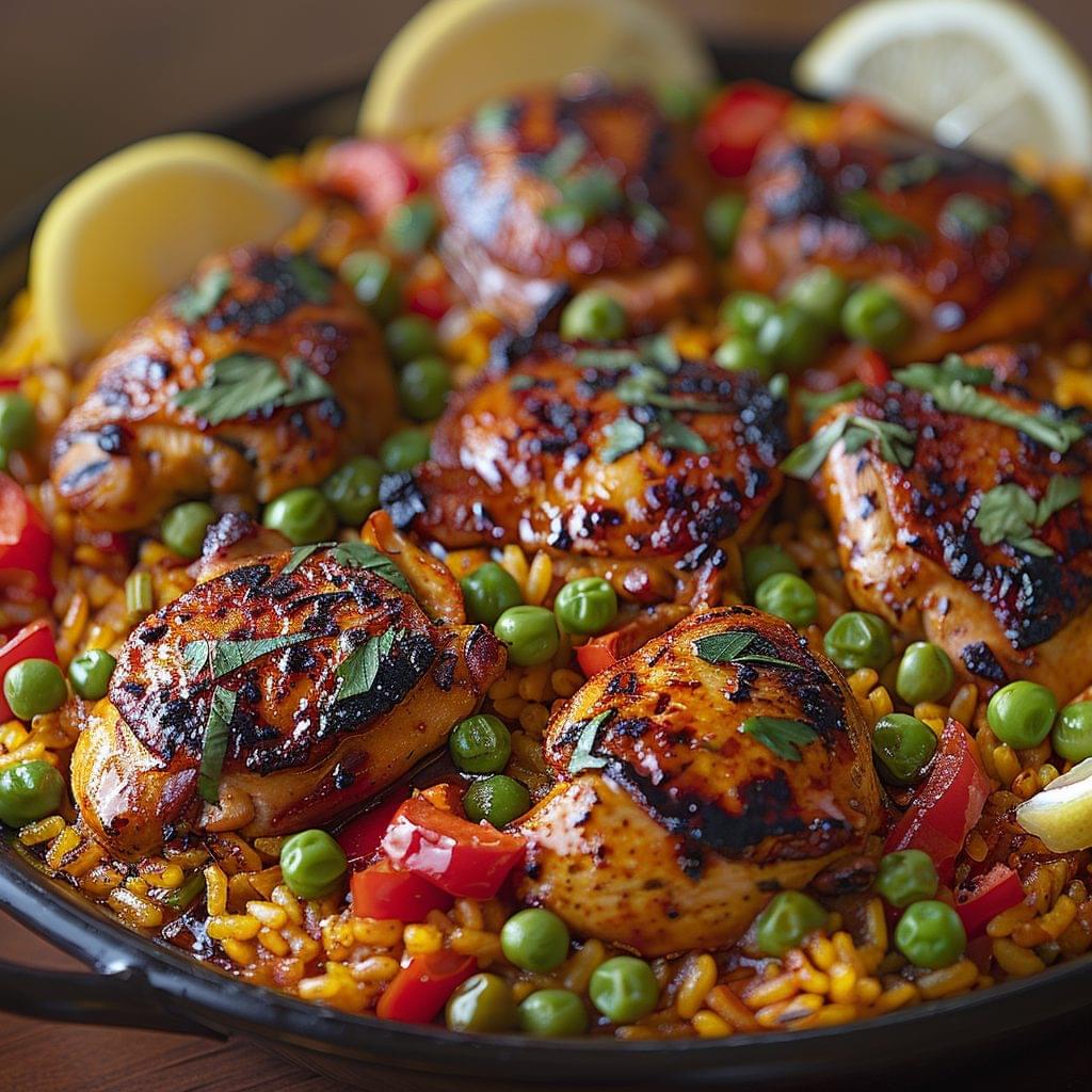 Tyler Florence’s Chicken and Coconut Paella Recipe